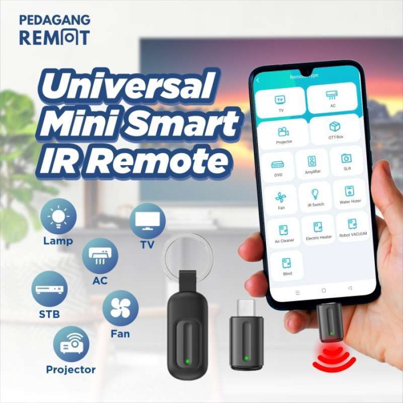 Jual Pr Universal Mini Smart Ir Remote For Android Smartphone Type C Di ...