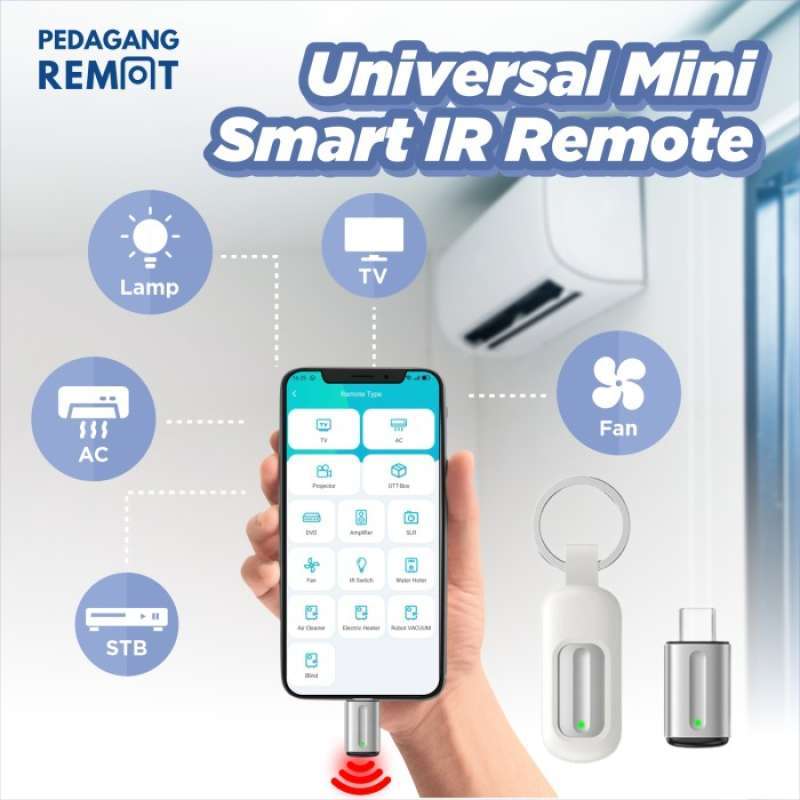 Jual Pr Universal Mini Smart Ir Remote For Android Smartphone Type C Di ...