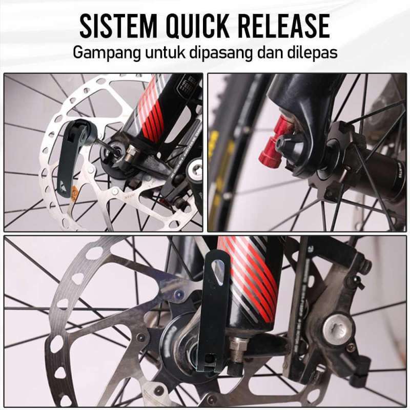 Jual Eta Bike Clamp Buckle Quick Release Shaft Roda Sepeda 1 Pair Hf678 ...
