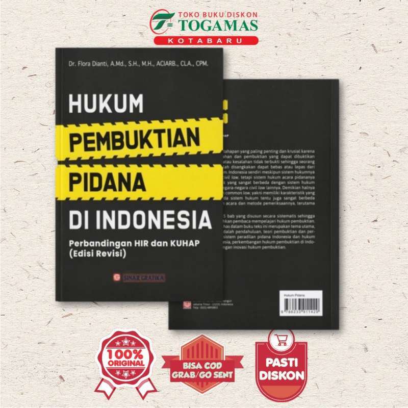 Jual Hukum Pembuktian Pidana Di Indonesia - Dr. Flora Dianti Di Seller ...