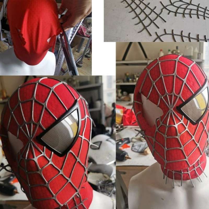 Jual Spiderman Life Size Wearable Mask - Topeng Spider Man Tobey ...