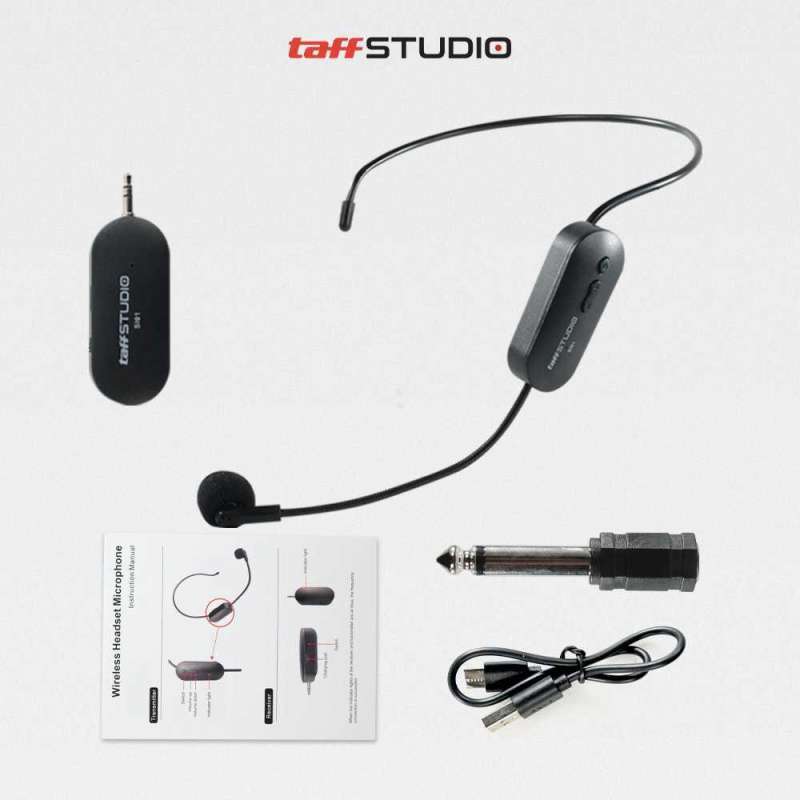 Jual Wireless Microphone 2.4ghz Headset Cs With Receiver Si01 Karaoke ...