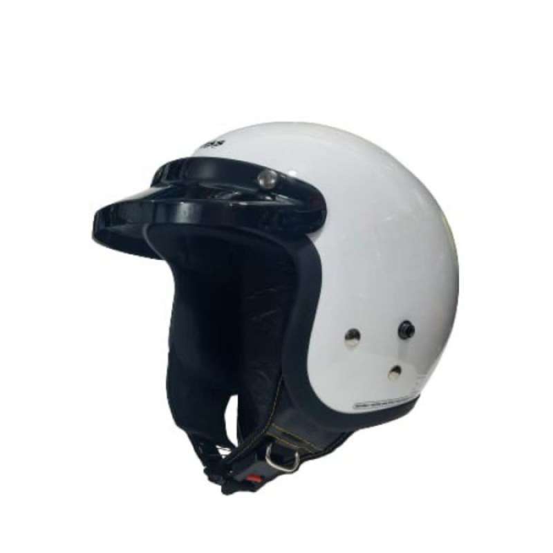 Promo Helm Cargloss Putih Glossy Bogo Kaca Datar Diskon 23% Di Seller ...