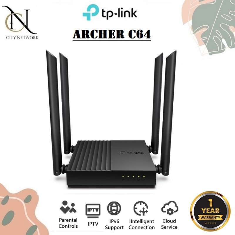 Jual Tp-link Archer C64 Ac1200 Wireless Mu-mimo Wifi Router C 64 Di ...
