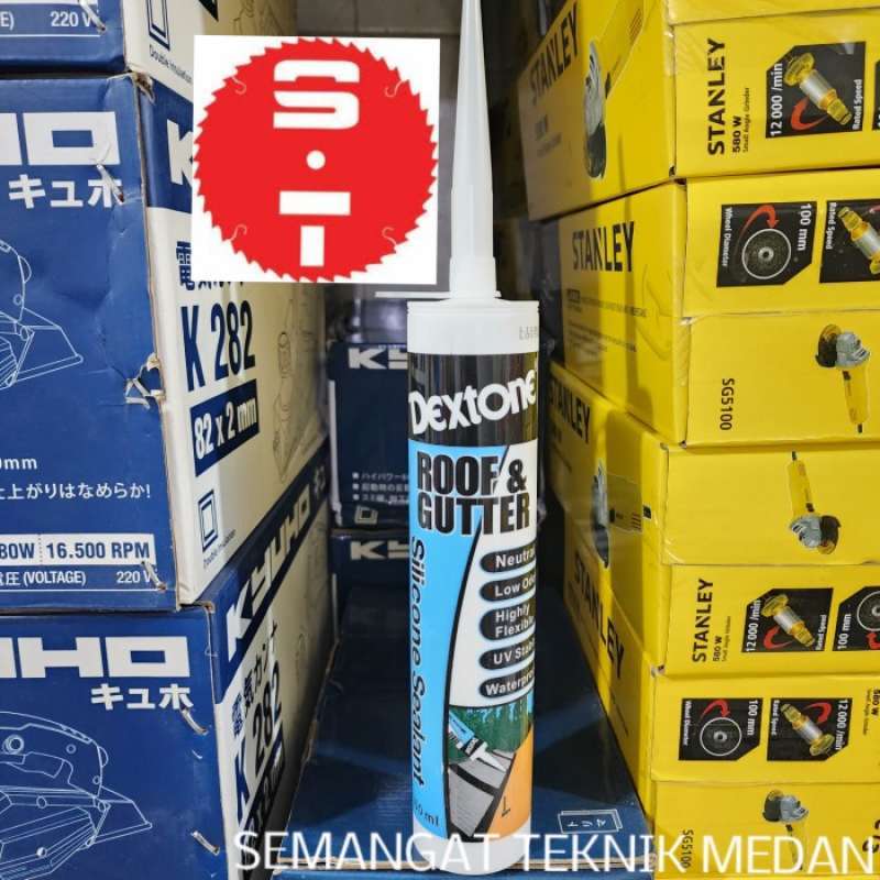 Jual Lem Silikon Silicone Sealant Roof Gutter Atap Talang Bocor Dextone ...