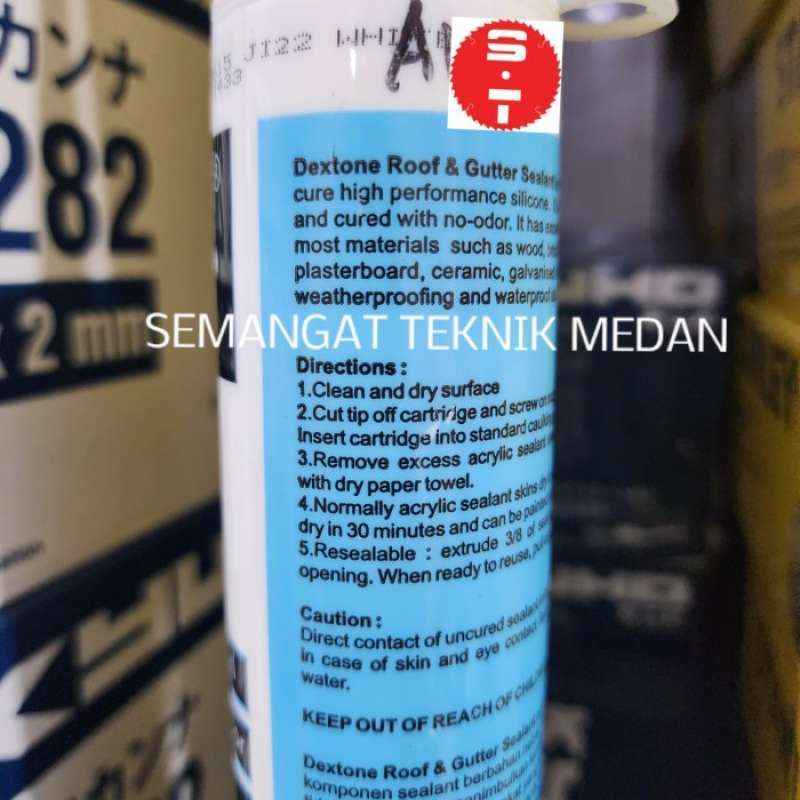 Jual Lem Silikon Silicone Sealant Roof Gutter Atap Talang Bocor Dextone ...