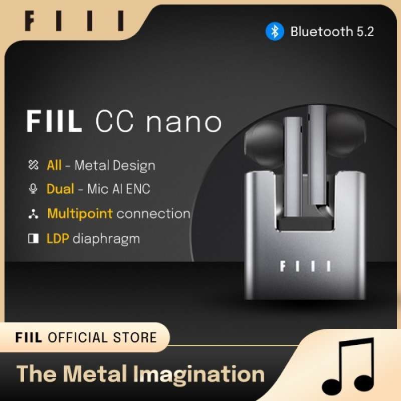 Promo Fiil Cc Nano Tws Earbuds Bt 5.2 Dual-mic Ai Enc Dual Device ...