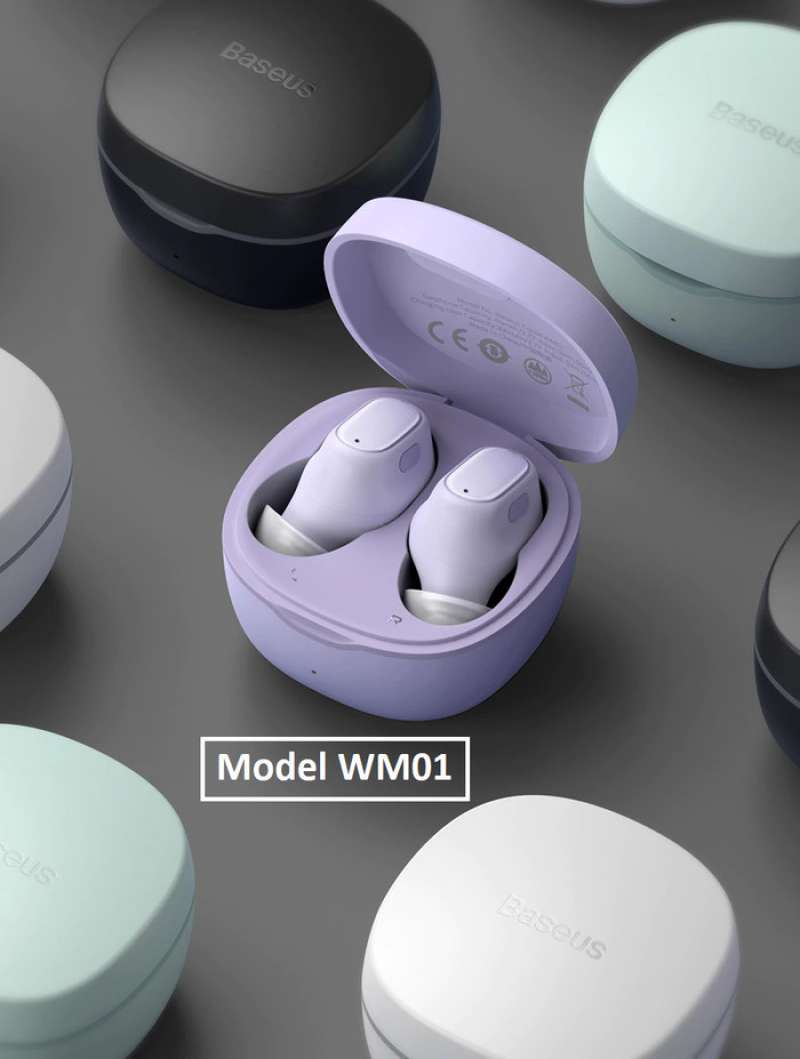 Promo Baseus Tws Wm01 True Wireless Bluetooth Earphone Mini Earbuds ...