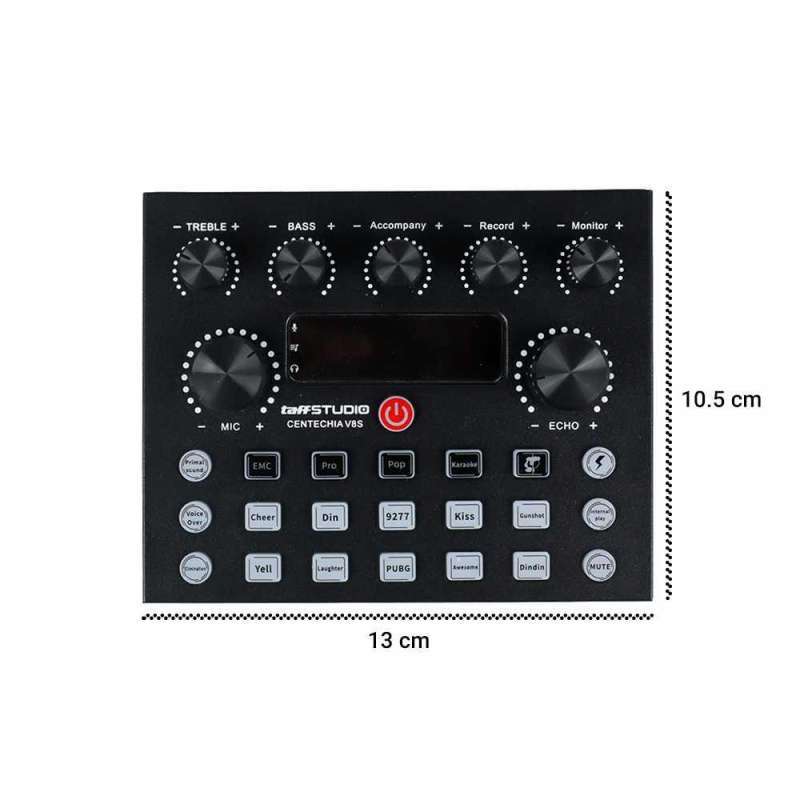 Jual Mixer Usb External Sound Card Bluetooth Amplifier V8s Sound ...
