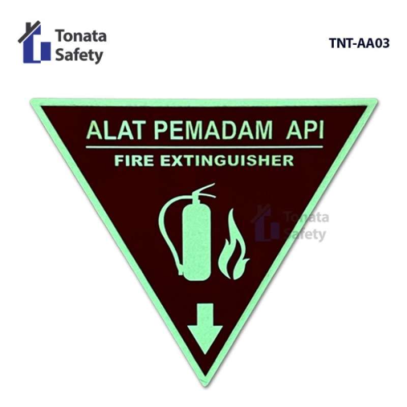 Promo Segitiga Apar Glow In The Dark / Rambu Akrilik Alat Pemadam Api ...