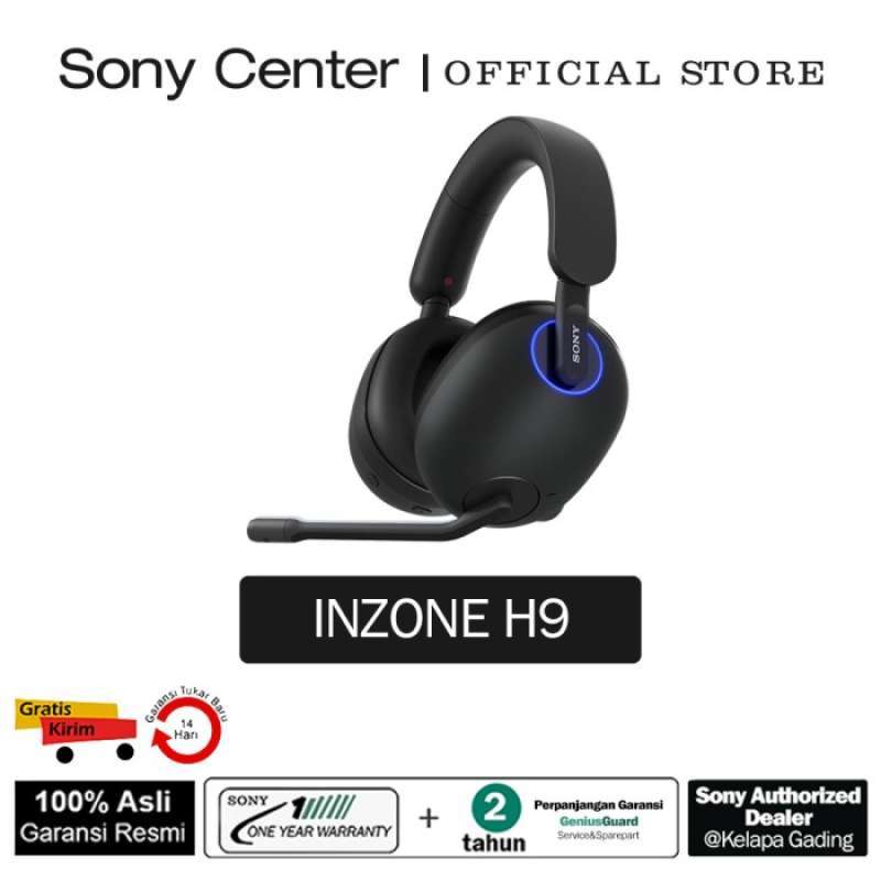 Promo Sony Inzone H9 Headset Gaming Noise Cancelling Nirkabel Inzone H9 ...