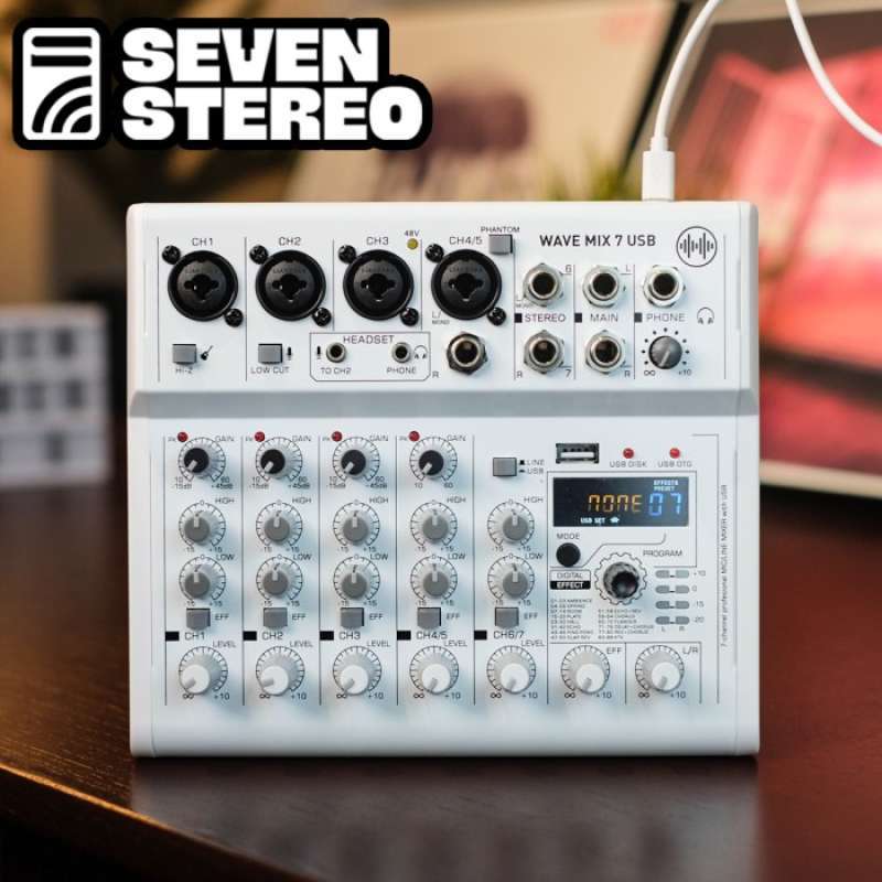 Jual Wave Mix7usb Mini Mixer With Usb Audio Interface Di Seller Zenin ...