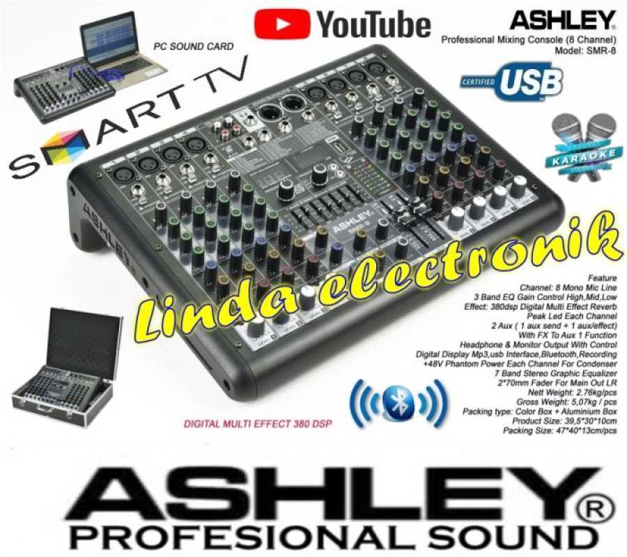 Jual Mixer Ashley Smr8 8channel Oryginal Ashley Smr 8 Free Koper Di ...