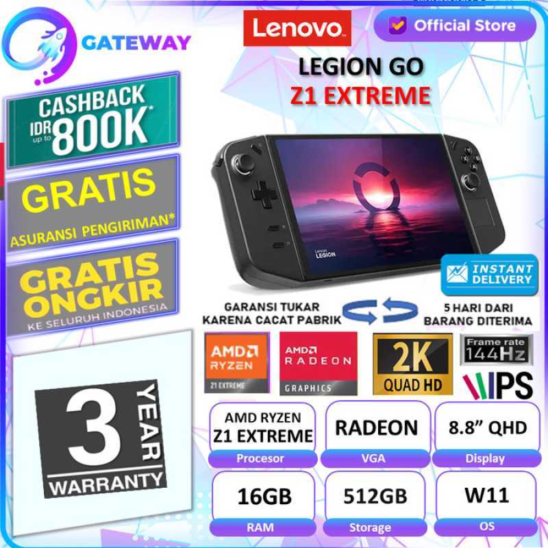 Jual Lenovo Legion Go Amd Z1 Extreme 16gb 1t/512 8.8 Qhd 144hz Windows 11 Di Seller Zenin ...