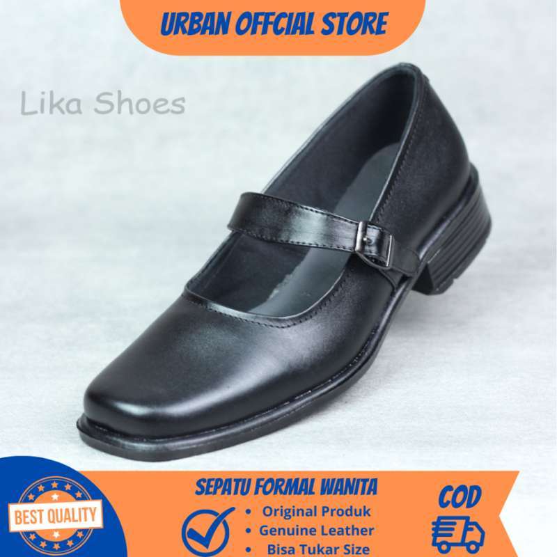 Promo Sepatu Pantofel Formal Pdh Wanita Paskibra Sekolah Dinas Polri ...
