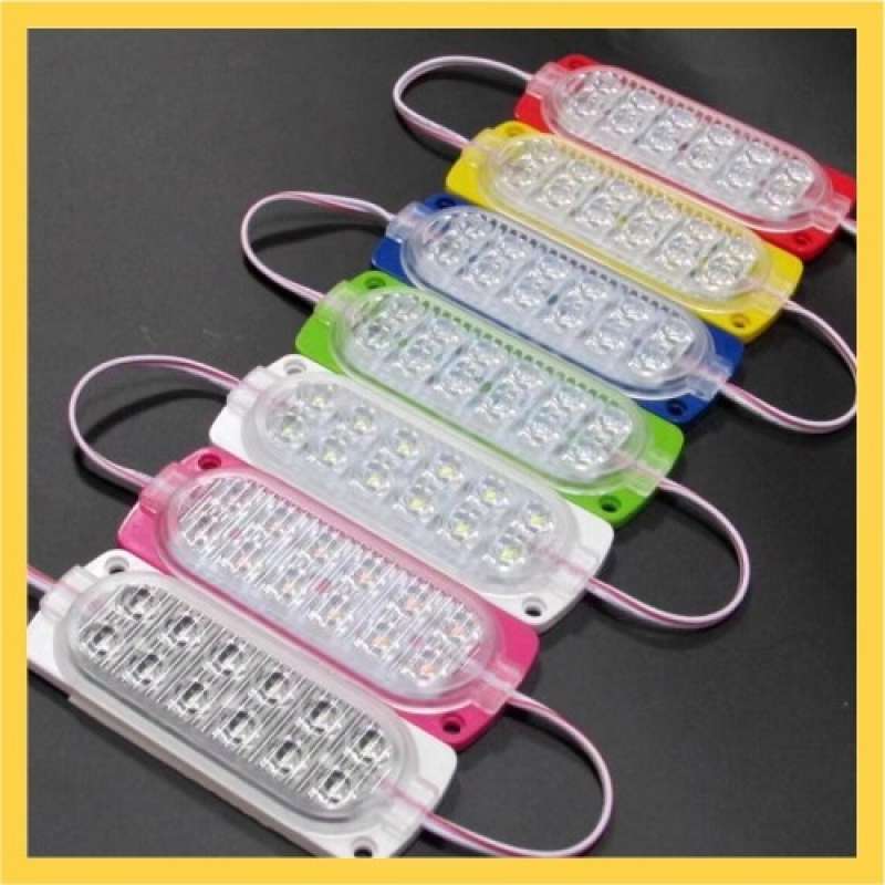 Promo Lampu Led Bak Truk / Led Modul Ultrasonic Led 12 Mata 12v Dan 24v ...