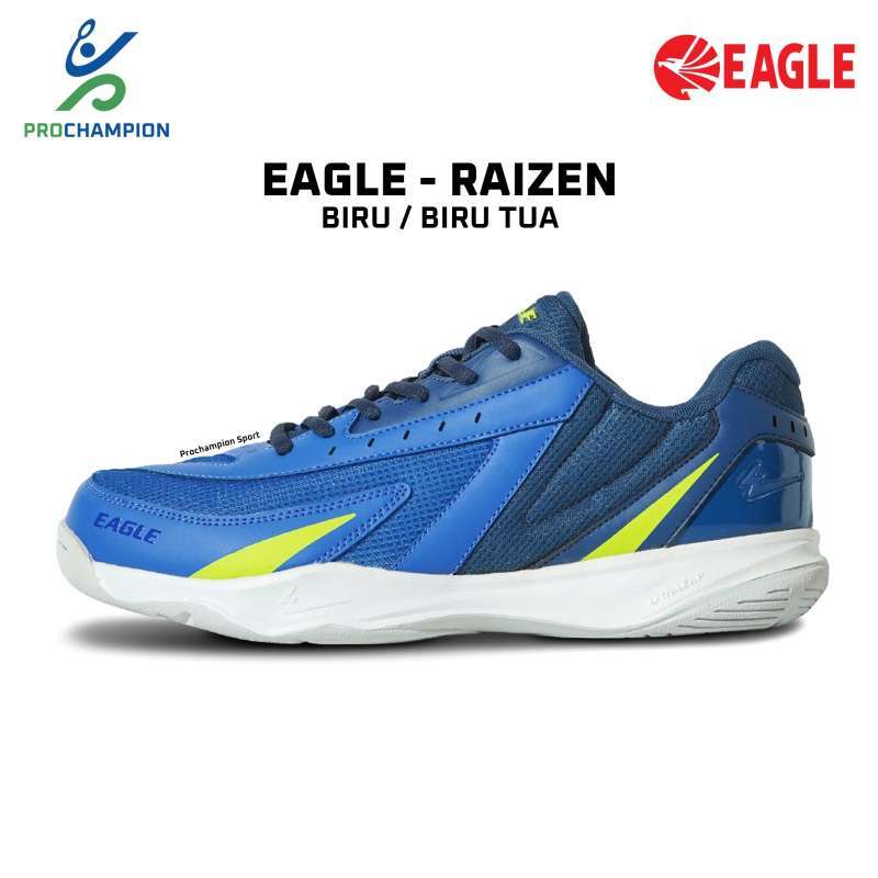 Promo New ! Sepatu Badminton Shoes Eagle Raizen Biru Biru Tua - 43 Diskon 20% Di Seller ...
