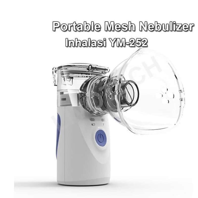 Promo Nebulizer Portable Mesh Alat Uap Bantu Pernafasan Asma Inhalasi ...