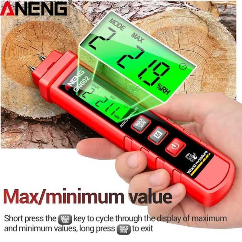 Promo Wood Moisture Meter Digital Portable Pengukur Kelembapan Kayu ...
