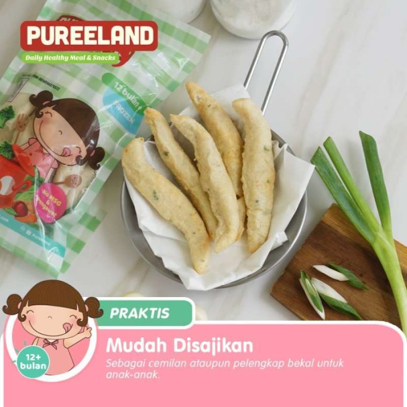 Jual Pureeland Baby Surimi Fish Cake / Otak-otak Ikan Surimi / Frozen ...