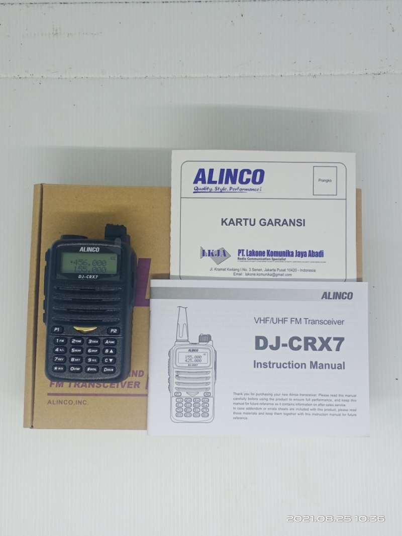 Promo 100% Produk Ori Ht Alinco Dj-crx7 Dualband - Ht Alinco Dj Crx 7 Vhf / Uhf Diskon 23% Di ...