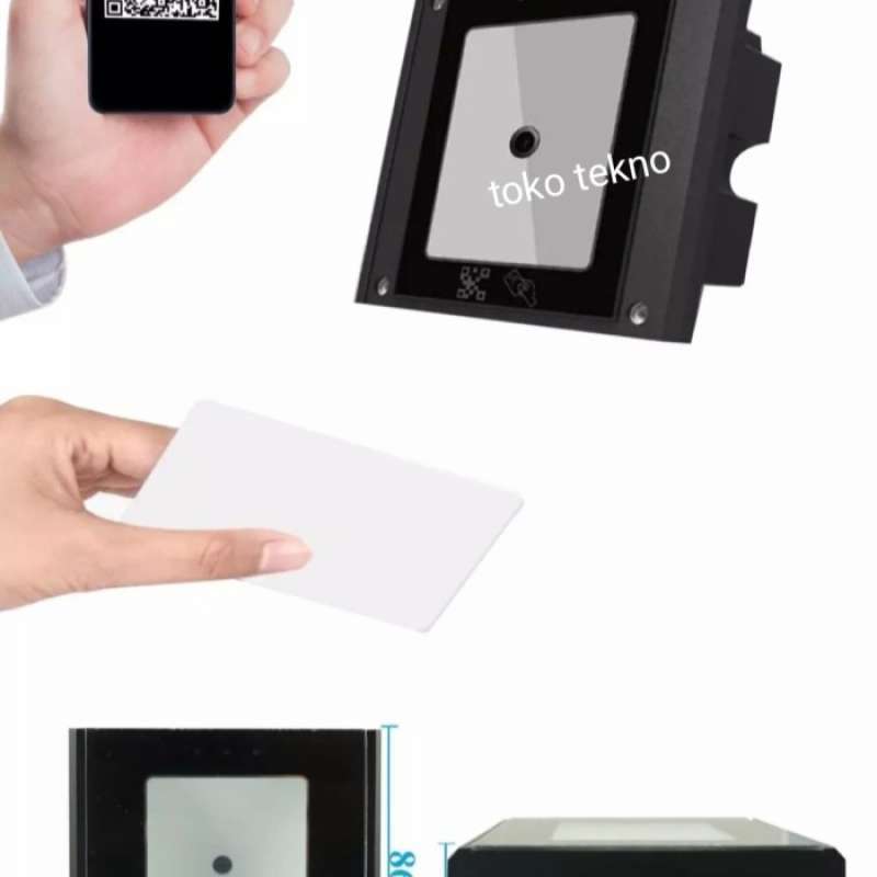 Promo 100% Produk Ori Reader Qr Code 125 Khz + Usb + Wiegand + Tcp/ip ...