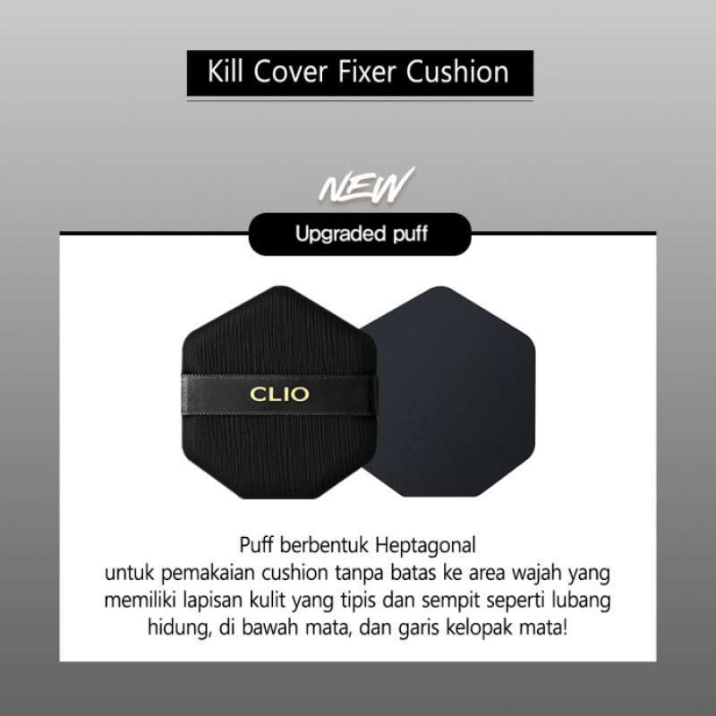 Jual Clio Kill Cover Fixer Cushion Spf 50+ Pa+++ (free Refill) - 4 ...