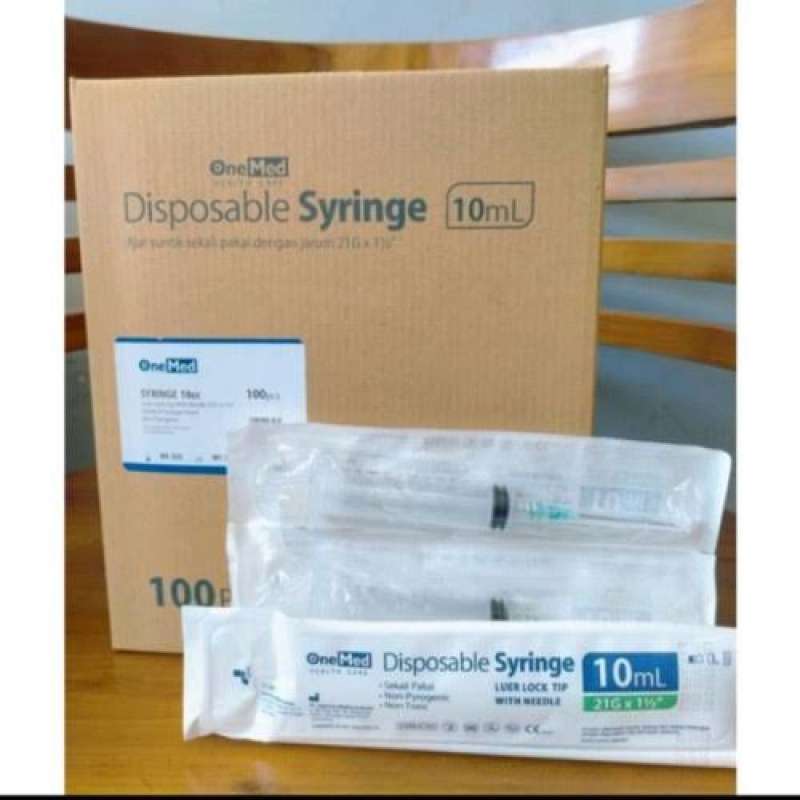 Jual Syringe 10 Ml / Spuit 10 Ml Onemed Asli Box Di Seller Yama ...