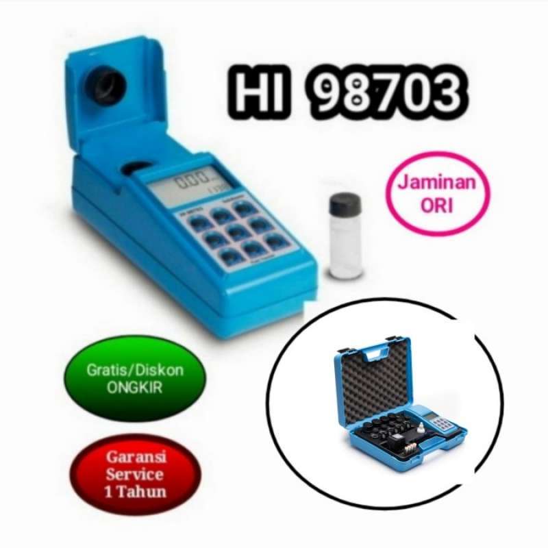 Promo Hanna Instruments Hi-98703 Turbidity Meter Diskon 33% Di Seller ...