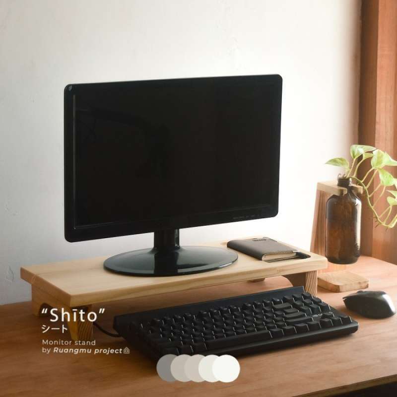 Jual Meja Monitor / Alas Monitor / Stand Monitor Riser Kayu Jati ...