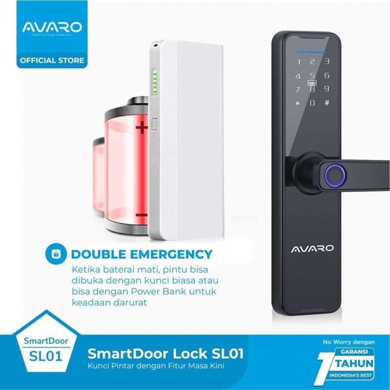 Jual Avaro Smart Door Lock Sl01 Kunci Pintu Digital Smart Lock Di Seller Singmakmur - Singmakmur ...