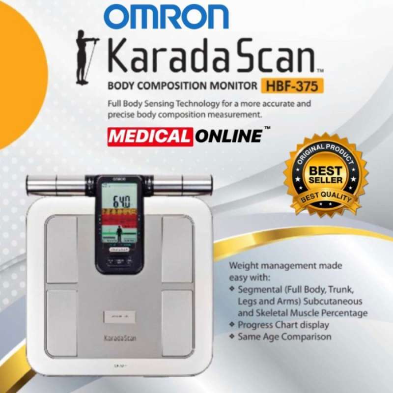 Jual Karada Scan Omron Hbf-375 Monitor Timbangan Kadar Lemak ...
