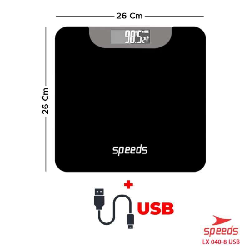 Jual Timbangan Badan Digital 30x30cm 180kg Scale Kaca Berat Mini Max ...