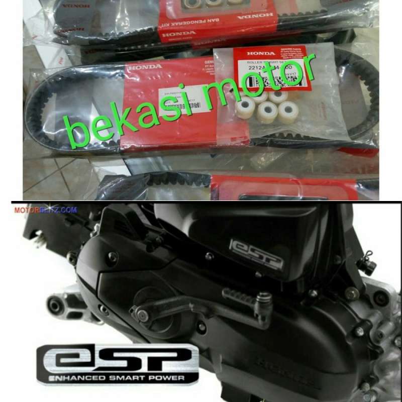 Promo Van Belt Set Roller Honda Beat Esp Scoopy Esp Vario 110 Esp ...