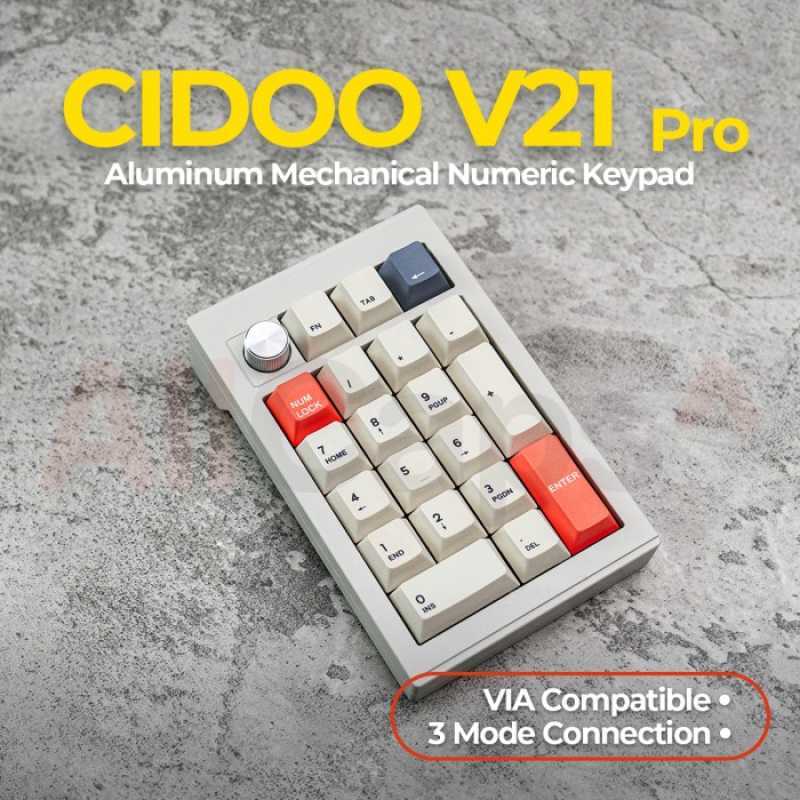 Jual Cidoo V21 Pro - Keys Pre-built Hotswappable Number Pad Numpad Di Seller Rukia - Cengkareng ...