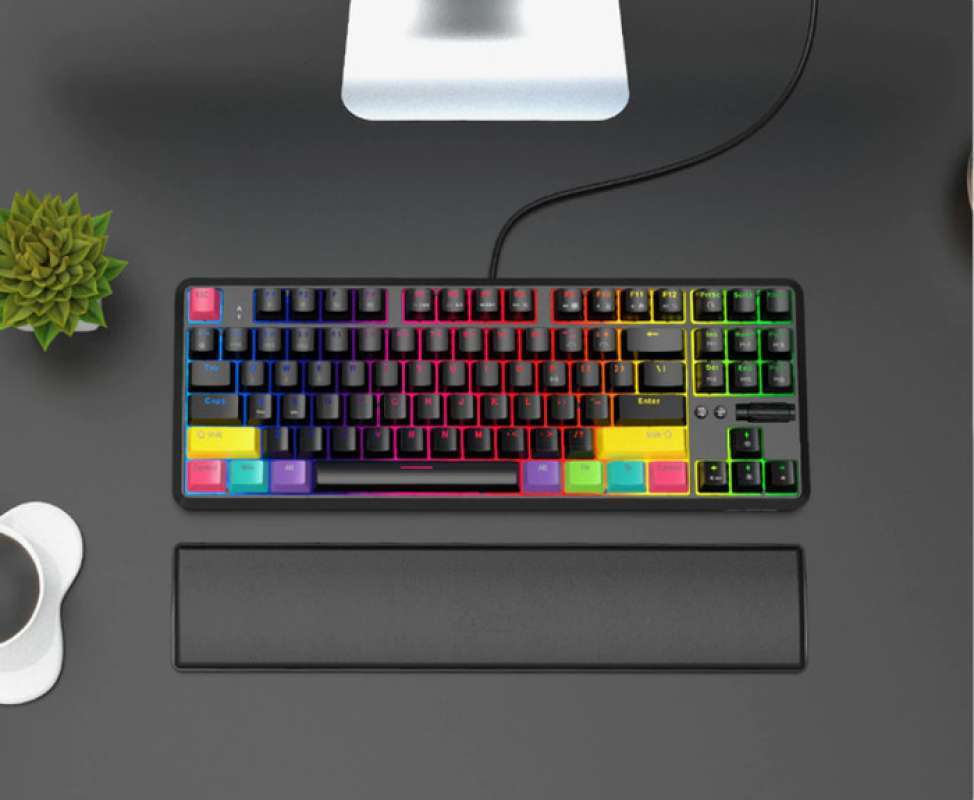 Jual Leather Rubber Foam Keyboard Wrist / Palm Rest Pad Di Seller ...