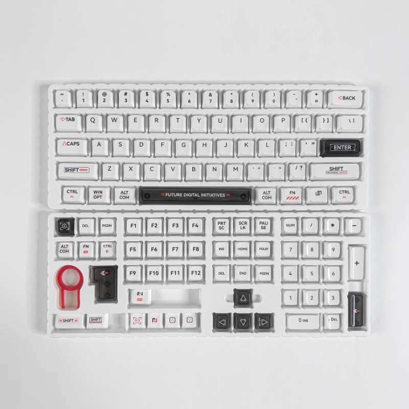 Jual Zifriend Transparent Keycap 116-key Mda Profile Pbt Keycaps Di ...