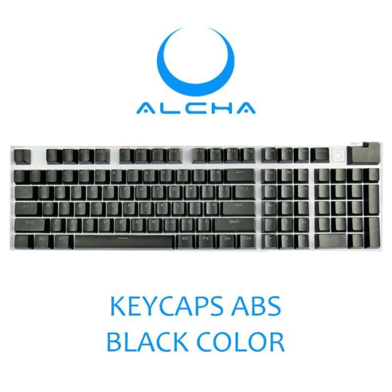 Jual Alcha Keycaps Abs Double Shot Backlit Mechanical Keyboard 104 Key ...