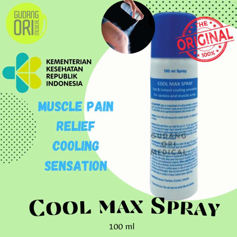 Jual Cool Max No Pain Spray 100 Ml | Pereda Sakit Otot | Semprotan Kram Di Seller Rukia ...