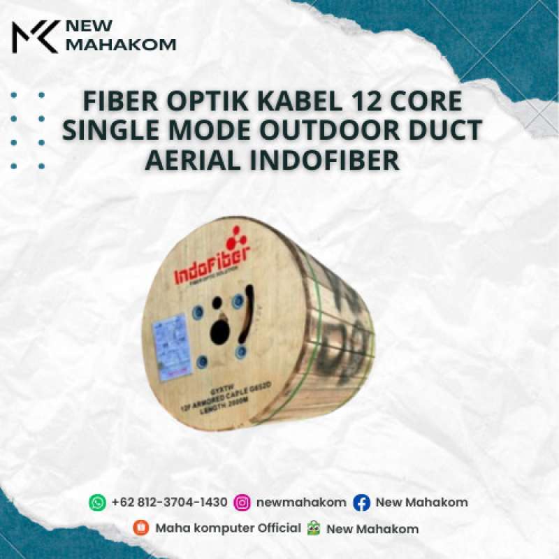 Jual Fiber Optik Kabel 12 Core Single Mode Outdoor Duct Aerial Indofiber Di Seller Velvet Store ...