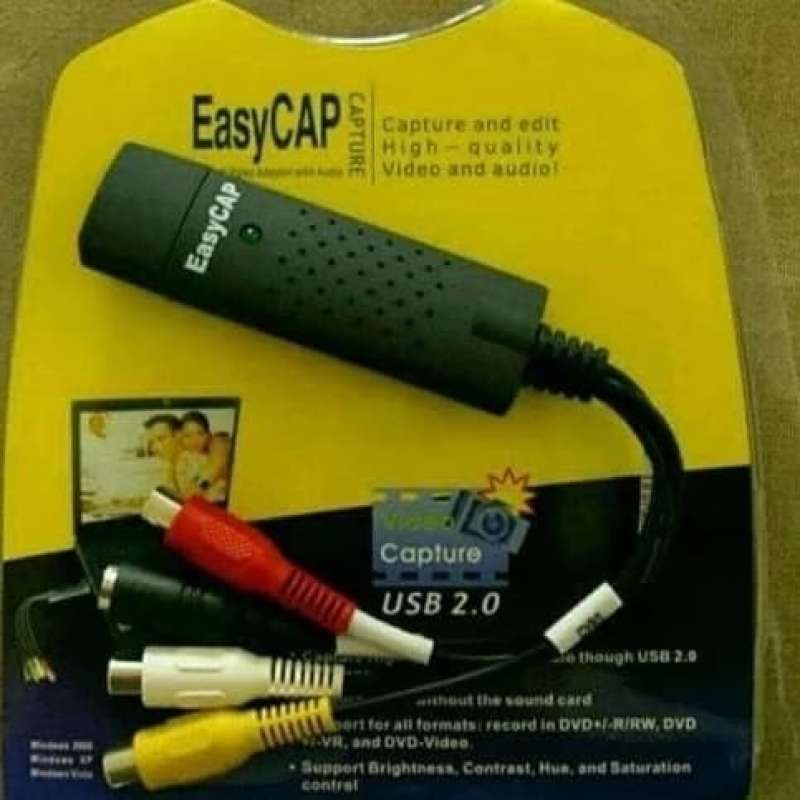 Jual Easycap Usb Video Capture Adapter 1 Channel Utv007 Suport Android Di Seller Velvet Store ...