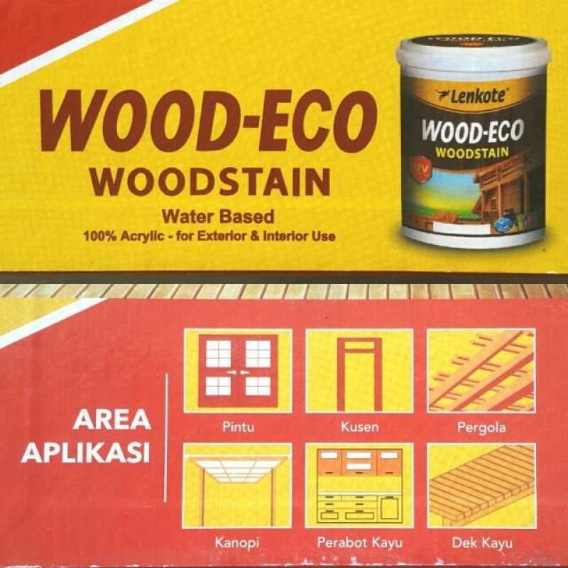Jual Plitur / Politur Lenkote Wood-eco Woodstain Avian Dengan Campuran ...