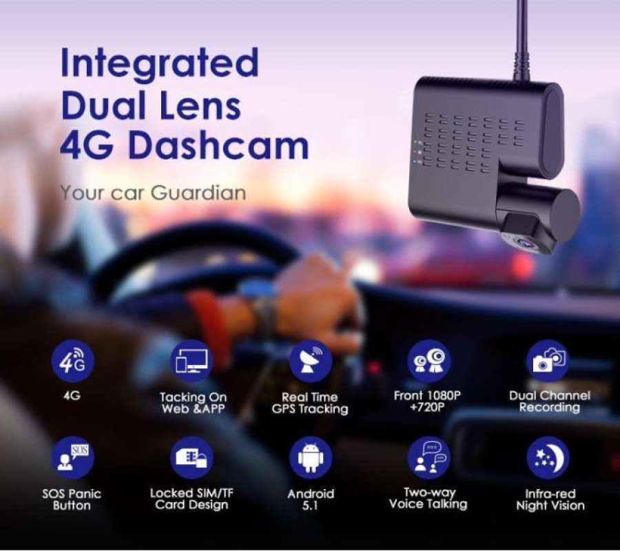 Promo Azdome C9 4g Wifi Gps Dashcam Dual Camera Diskon 33% Di Seller ...