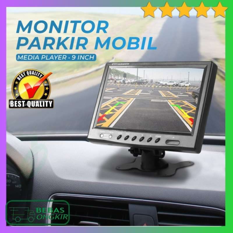 Promo Layar Monitor Mobil 9 Inch Rear View Parkir Tft Lcd Threecar ...