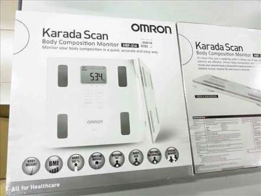 Promo Karada Scan Body Composition Monitor Omron Hbf-214 / Hbf 214 ...