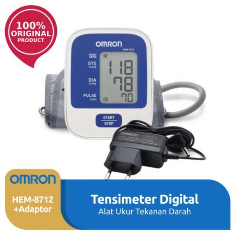 Promo Tensimeter Digital Omron 8712 / Tensimeter Omron 8712 + Adaptor ...