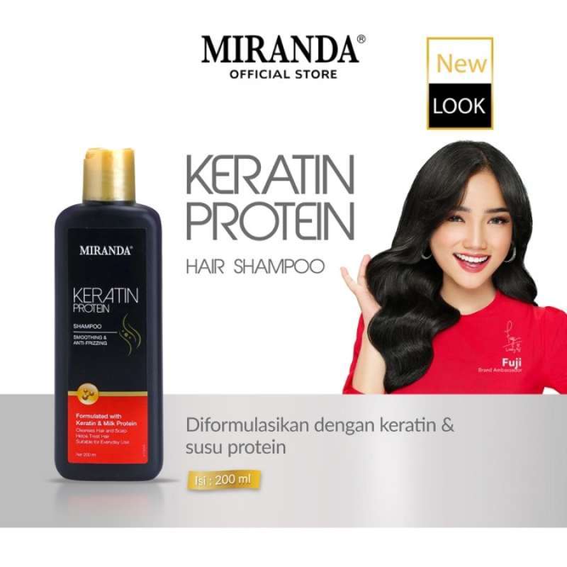Jual Miranda Keratin Protein Hair Shampoo Conditioner 200 Ml Haircare ...