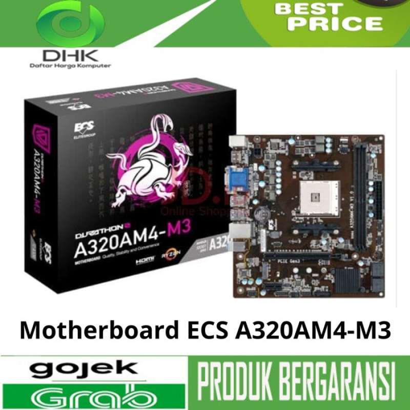 Jual Motherboard Ecs A320am4-m3 - A320 Am4 Di Seller Kingyo ...