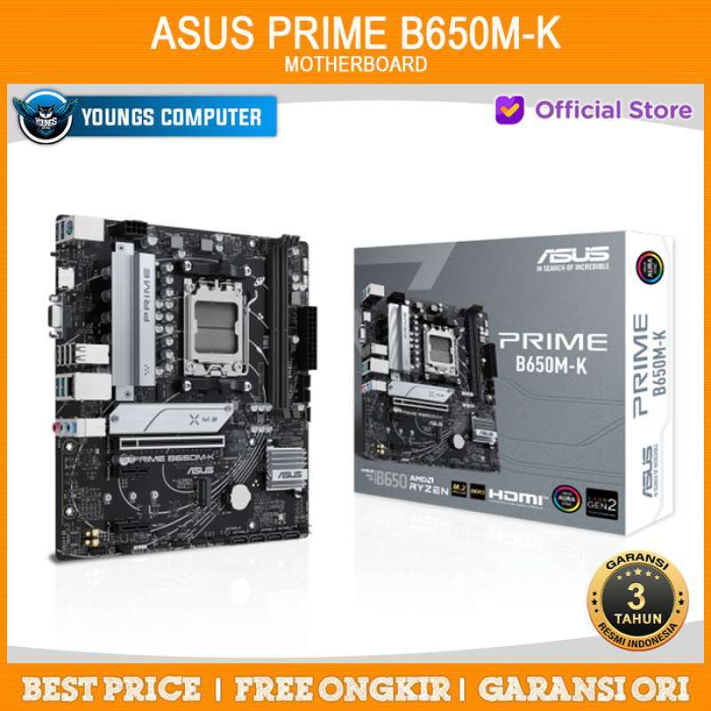Jual Asus Prime B650m-k Ddr5 | Motherboard Amd B650 Am5 Matx Di Seller Sweet Shop - Cengkareng ...