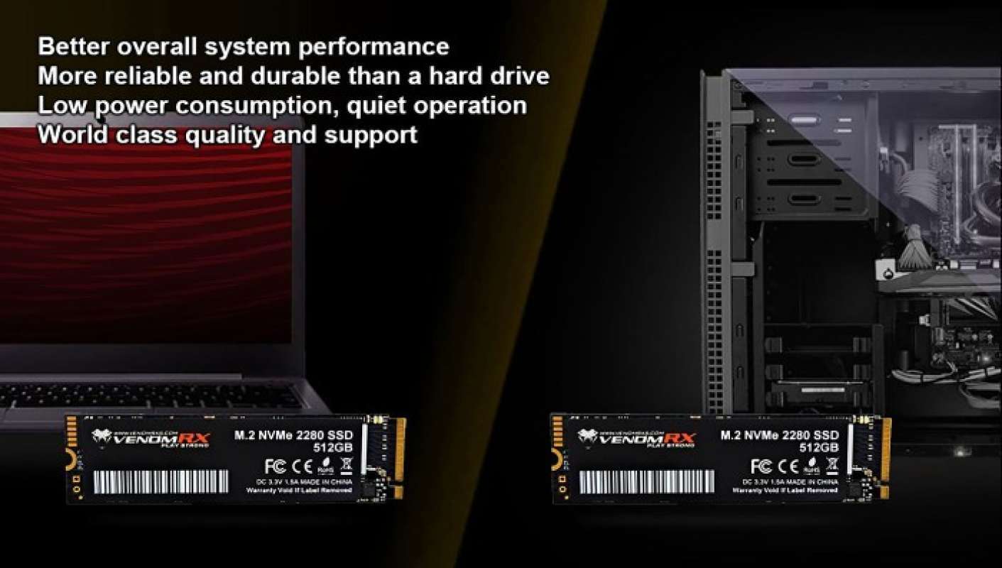 Jual Venomrx M.2 Nvme Ssd 128gb / 256gb / 512gb / 1tb /2tb Venom Rx M2 ...